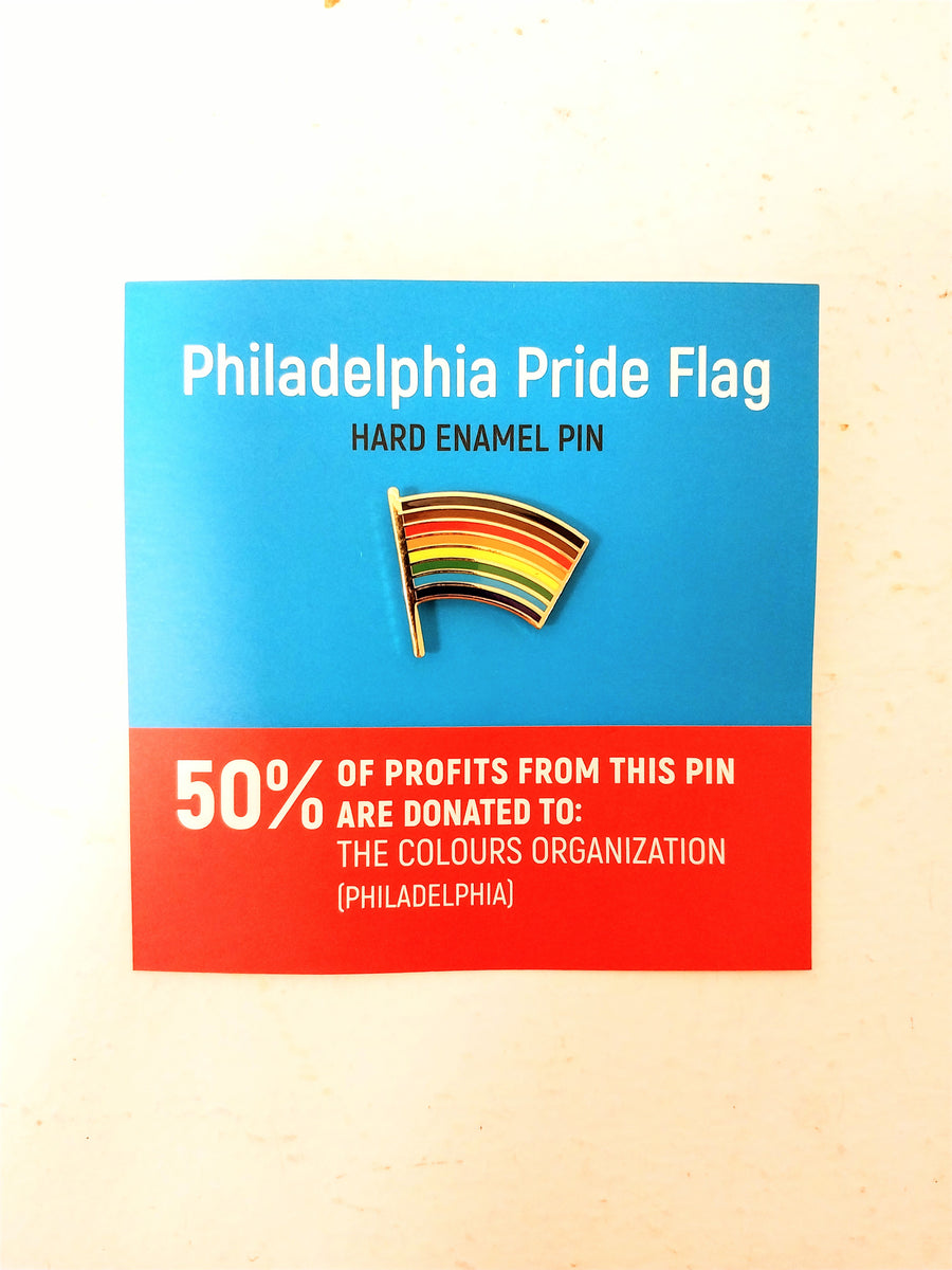 Philly Pride Flag Pin – Pennsylvania Academy of the Fine Arts