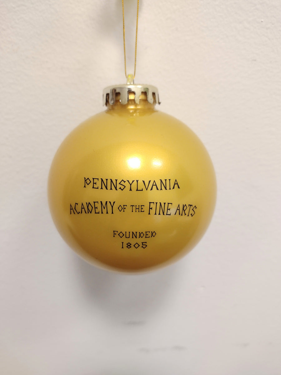 PAFA Gold Ornament – Pennsylvania Academy of the Fine Arts
